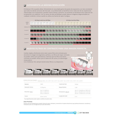 Radiovisiógrafo Vatech EZ Sensor HD