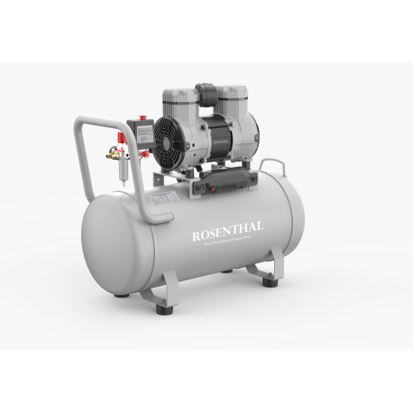 Compresor Dental 2 HP 60 Litros Horizontal 2060H-AL Rosenthal