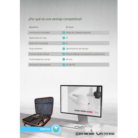Escaner intraoral Ez Scan Vatech