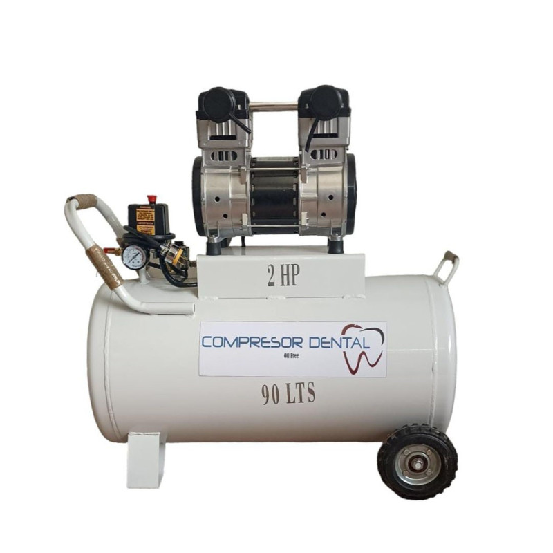Compresor Dental 2 HP 90 Litros Compresores de Occidente