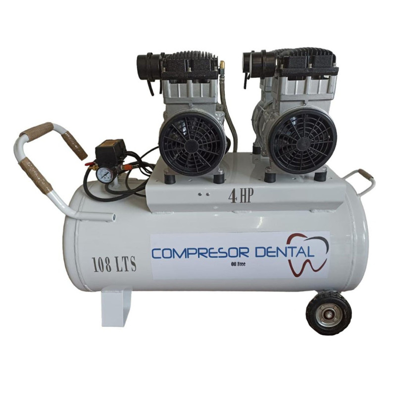 Compresor Dental 4 HP 108 Litros Compresores de Occidente